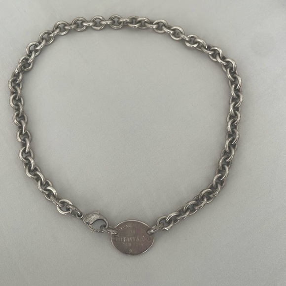 Tiffany & Co. | Jewelry | Tiffany Chain Link Oval Necklace | Poshmark